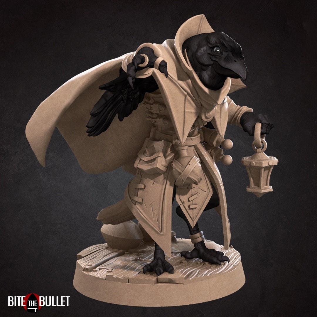 Kenku Alchemist Jen 3D Printed Tabletop RPG Minis UNPAINTED - Etsy
