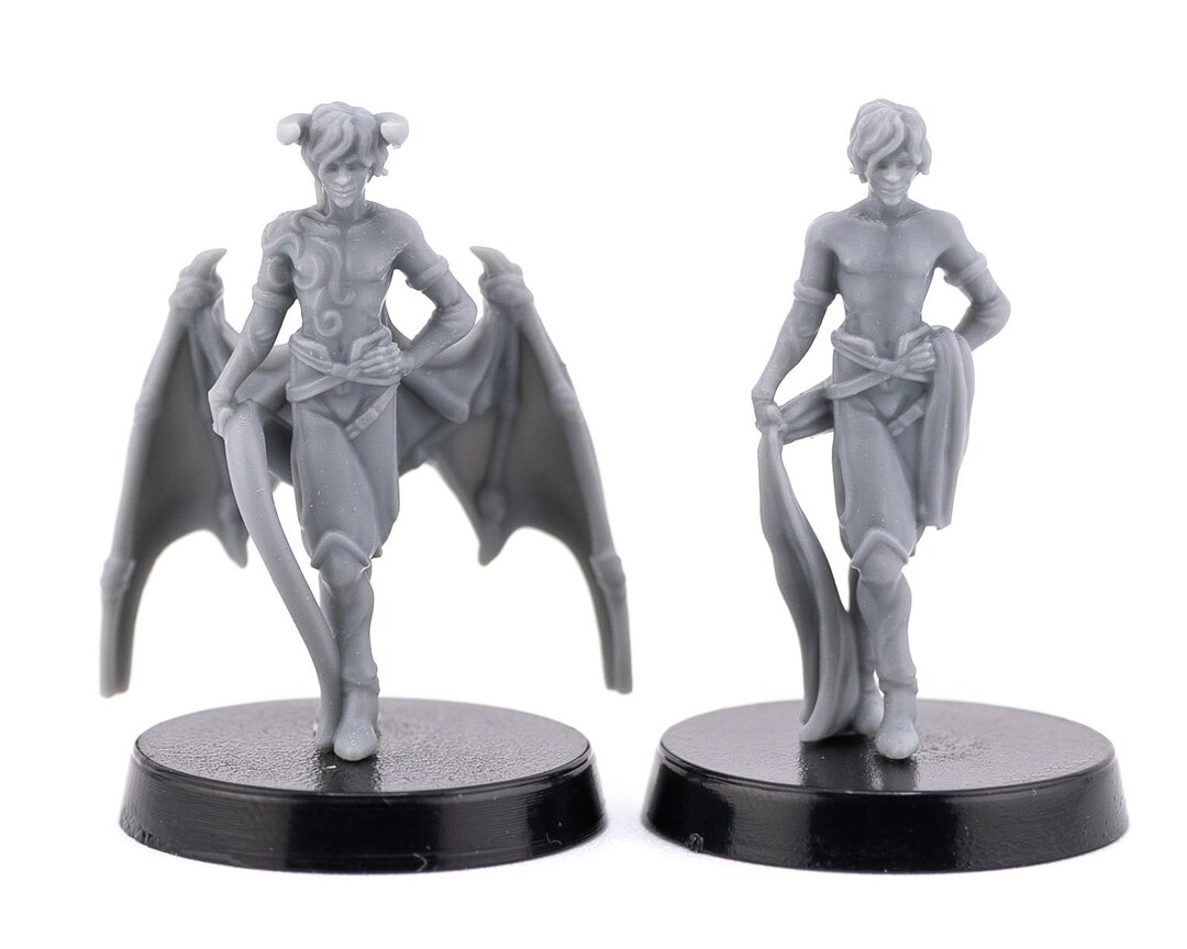 Silk Incubus Demon 3D Printed Tabletop RPG Mini UNPAINTED - Etsy