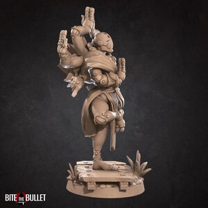 Warforged Monk 3D Printed Tabletop RPG Mini UNPAINTED - Etsy