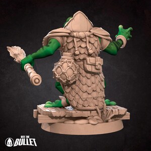 Frogfolk Monk 3D Printed Tabletop RPG Mini UNPAINTED - Etsy