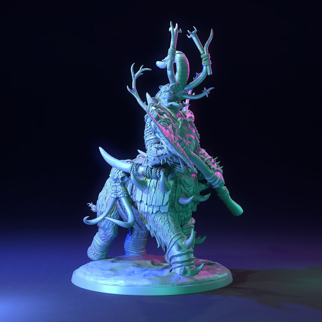Mammoth Centaurs 3D Printed Tabletop RPG Minis | Etsy