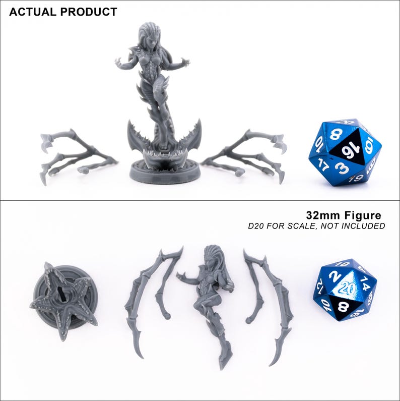 Sarah Queen of Blades Zerg 3D Printed Tabletop RPG Mini UNPAINTED - Etsy