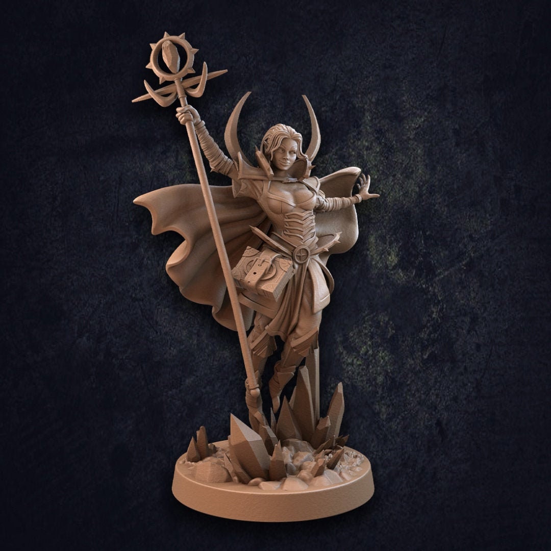 Dragon Mage Elf 3D Printed Tabletop RPG Mini UNPAINTED - Etsy