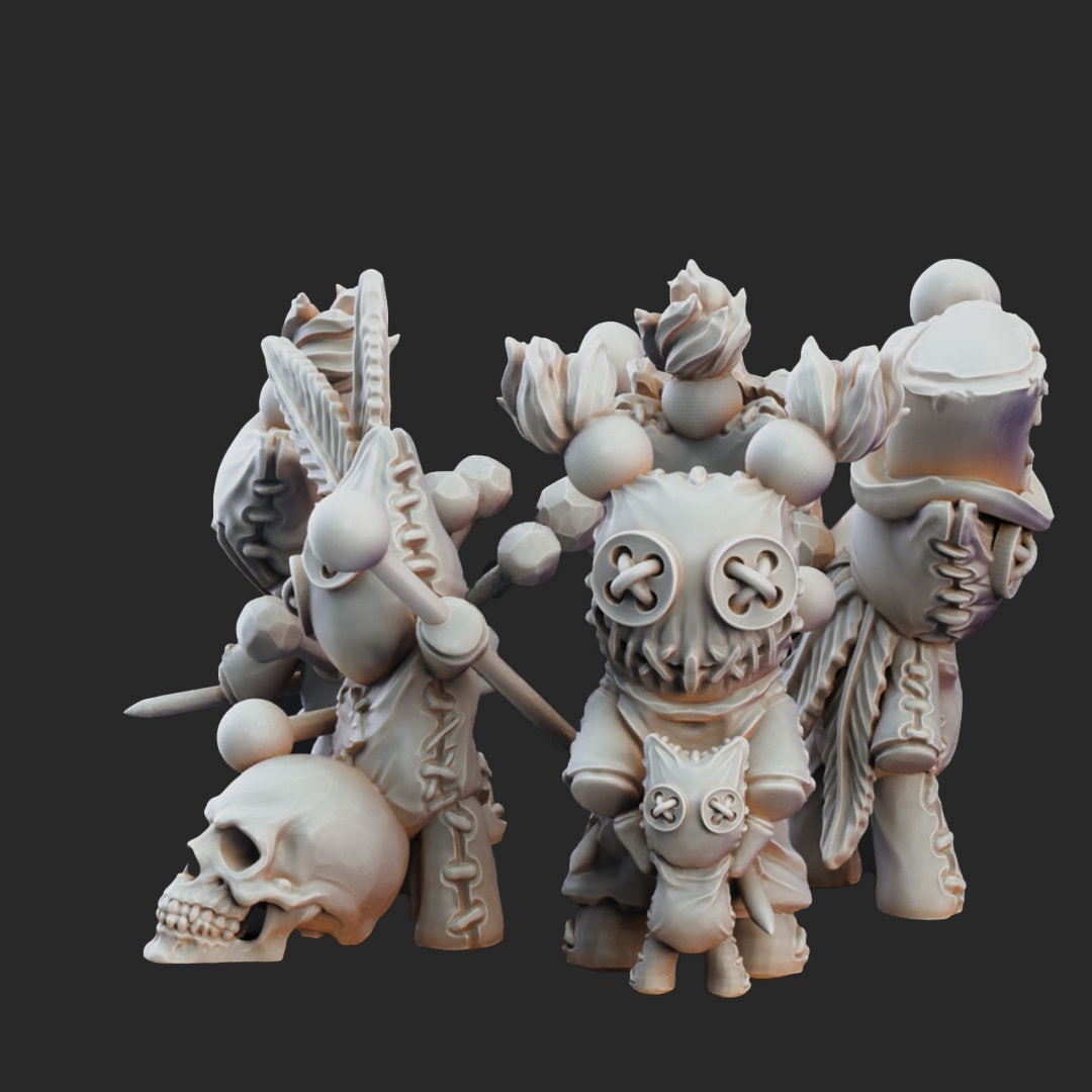 Voodoo Puppet 3D Printed Tabletop RPG Monsters - Etsy
