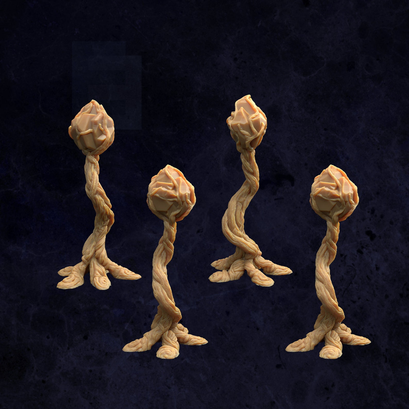 Fey Statue Fountain 3D Printed Tabletop RPG Scatter Scenery | Etsy