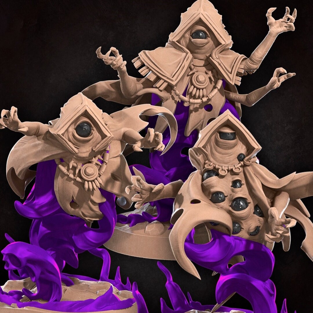 Cursed Spirits 3D Printed Tabletop RPG Monsters UNPAINTED - Etsy