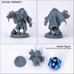Kenku Alchemist Jen 3D Printed Tabletop RPG Minis UNPAINTED - Etsy