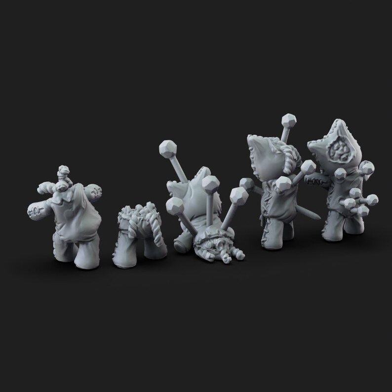 Zombie Puppet 3D Printed Tabletop RPG Monsters - Etsy