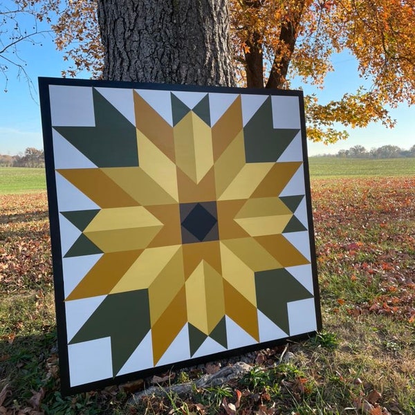 Sunflower Barn Quilt - Etsy