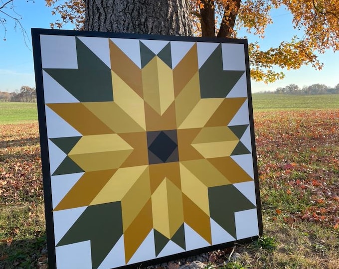 HANDPAINTED SUNFLOWER, BARN Quilt, Outdoor, Indoor, Free ...
