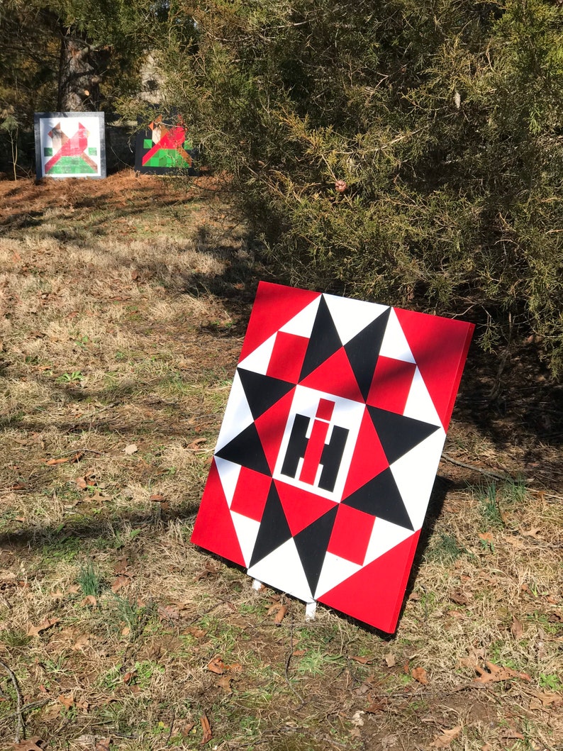 International Harvester Tractor Barn Quilt | Etsy