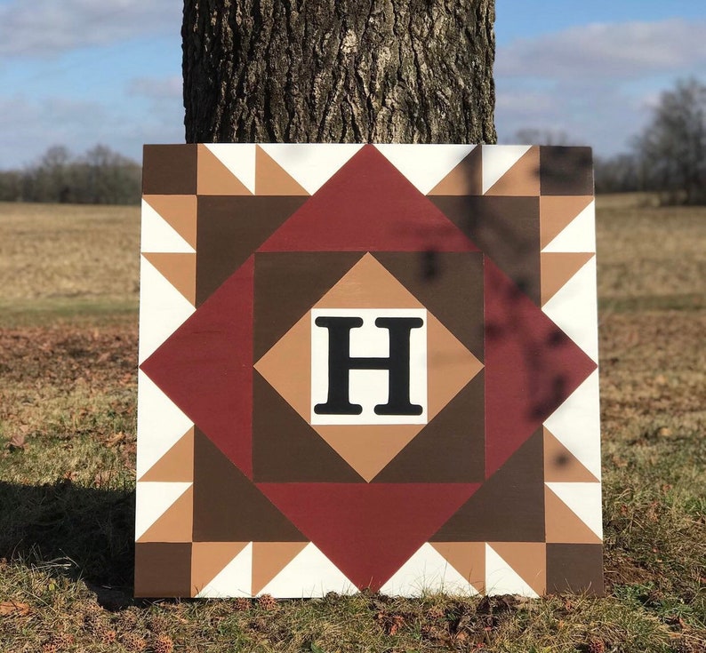 Personalized Barn Quilt: Hand Painted Outdoor Custom Sign - Etsy