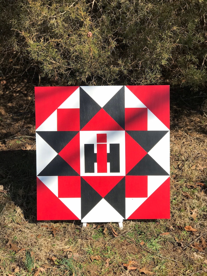 IH Case, Farm Barn Quilt, Personalized, Gift for Him, Customized ...