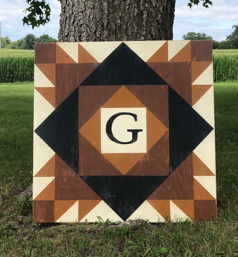 Personalized Barn Quilt: Hand Painted Outdoor Custom Sign - Etsy