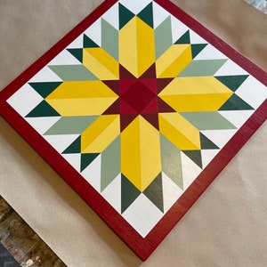 HANDPAINTED SUNFLOWER, BARN Quilt, Outdoor, Indoor, Free ...