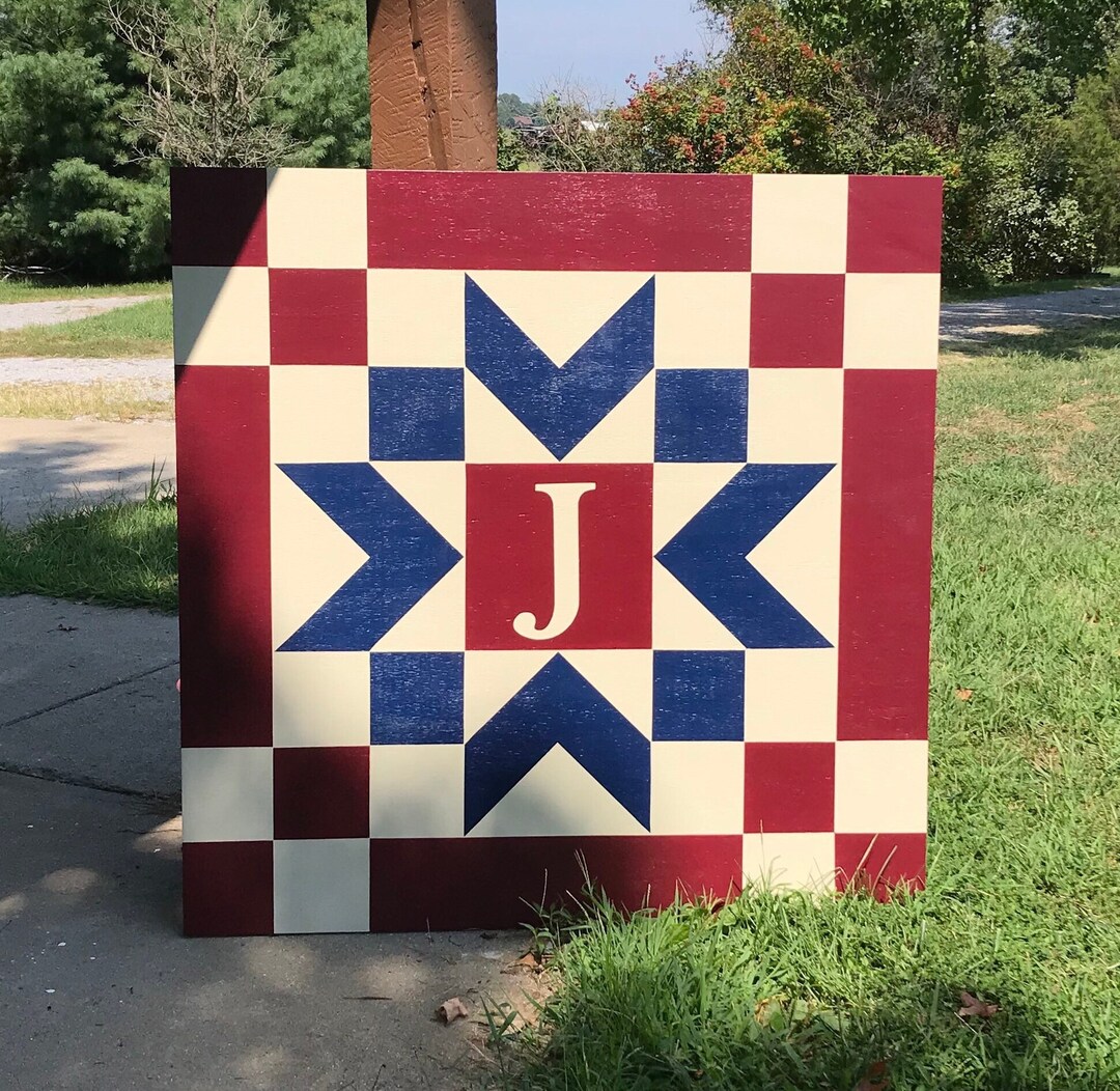 PERSONALIZED BARN QUILT, Outdoor Hand Painted, Custom Sign, Gift for ...