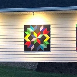 PICK YOUR COLORS Barn Quilts 4’x4’ 3’x3’ 2’x2’ 1’x1’ - Etsy