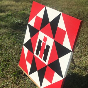 IH Case, Farm Barn Quilt, Personalized, Gift for Him, Customized ...