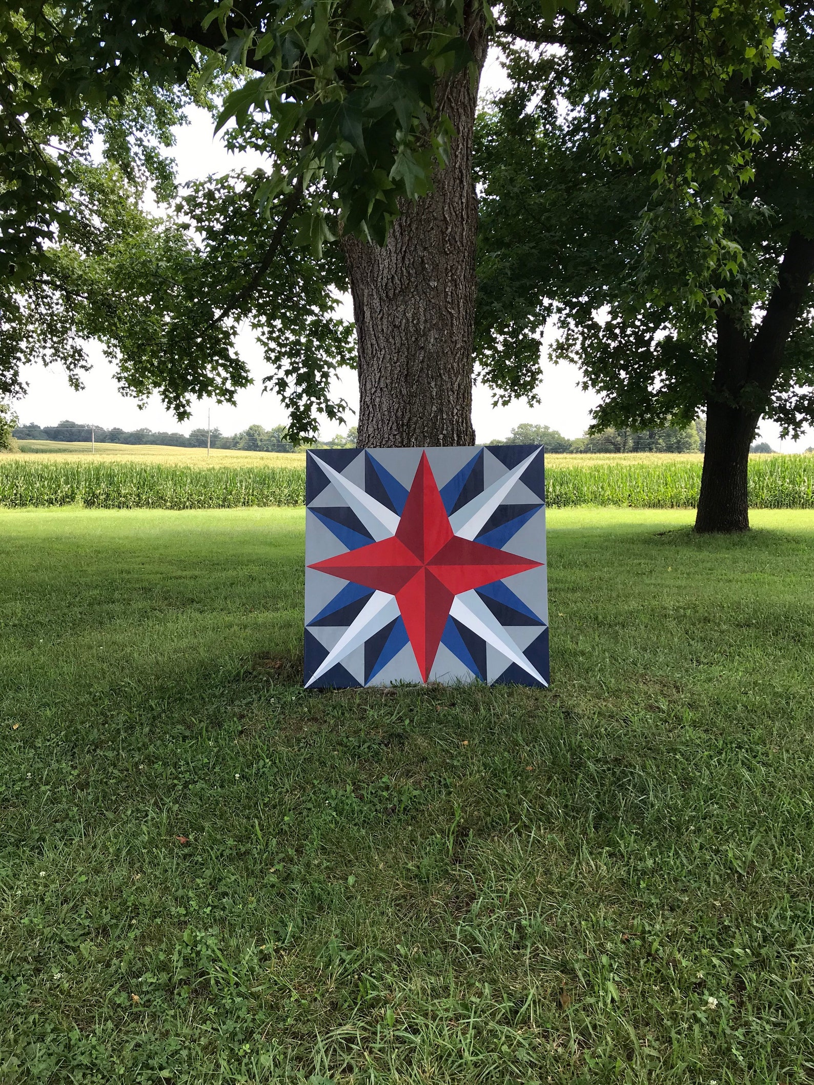 Mariners Compass Custom Barn Quilts Handcrafted - Etsy