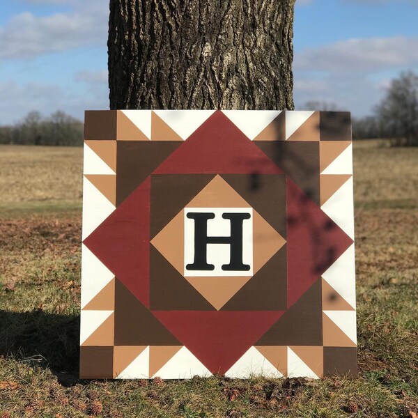 Round Barn Quilt - Etsy