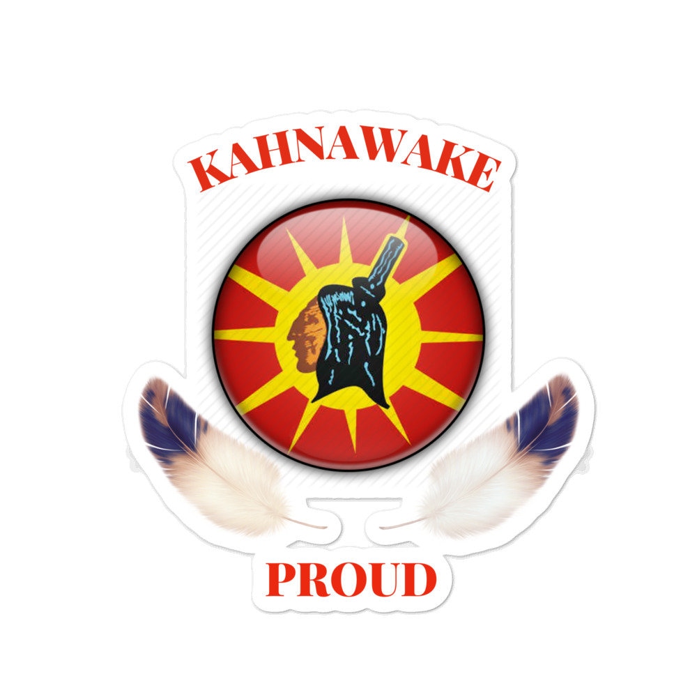 Kahnawake Proud Mohawk Native American Bubble-free Stickers - Etsy