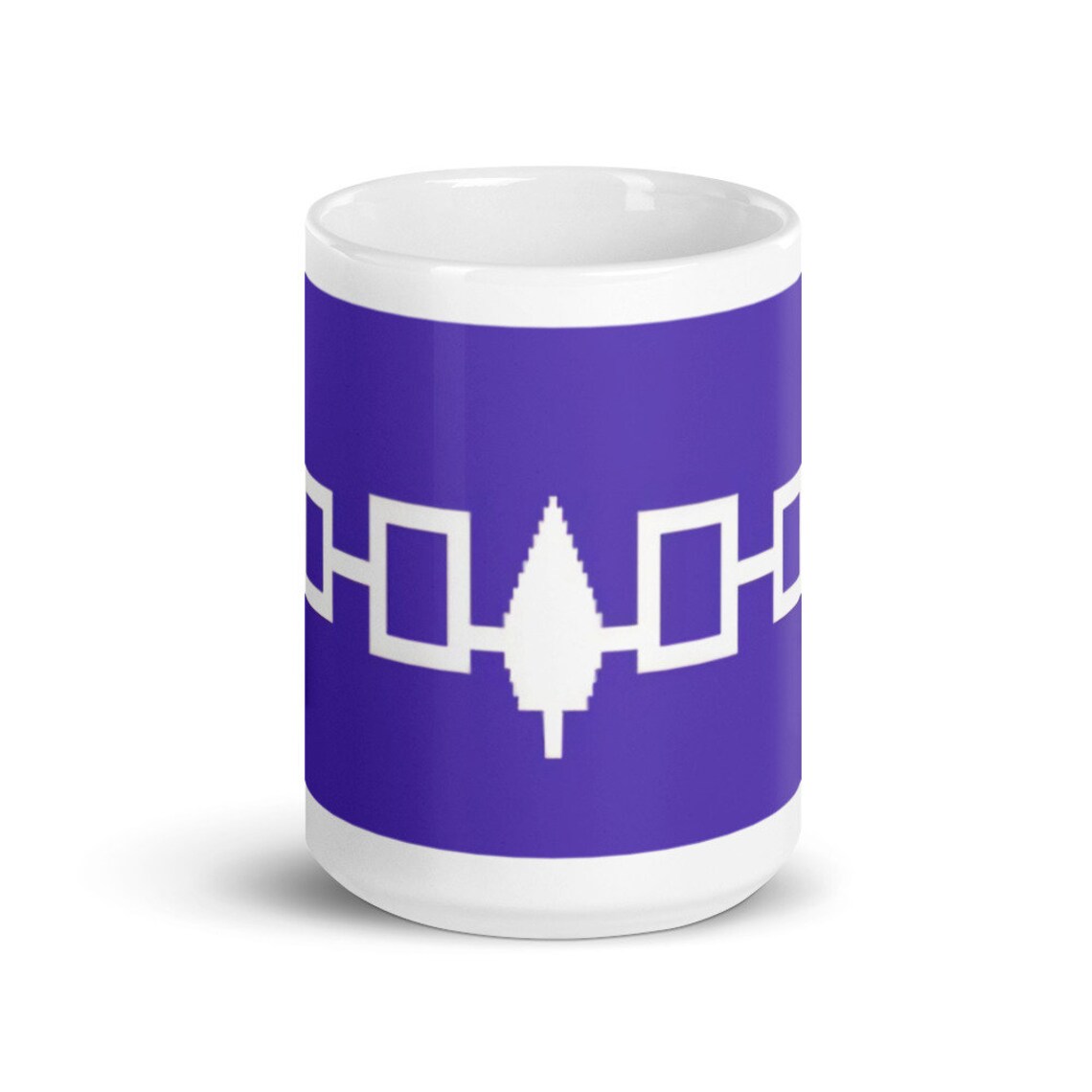 Iroquois First Nations Ceramic White Glossy Coffee Mug - Etsy UK