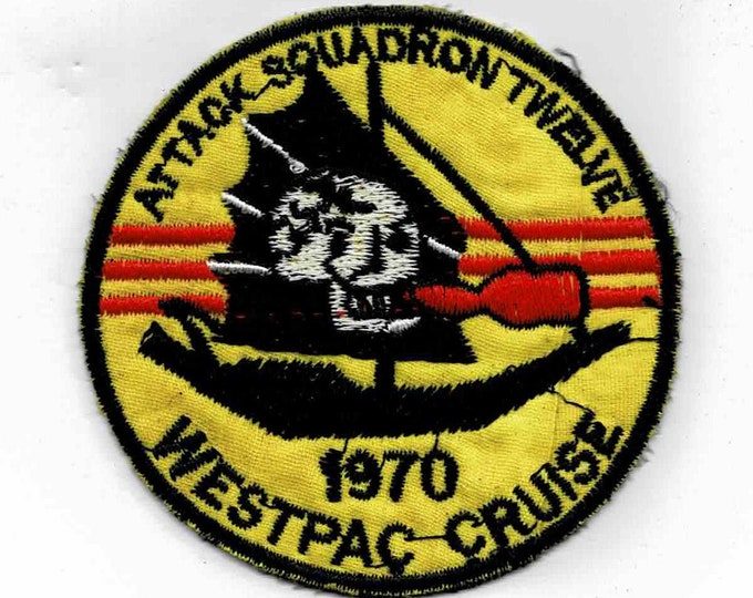 Vietnam War ATTACK SQUADRON 12 Westpac Cruise 1970 Twelve VA-12 Us Navy ...
