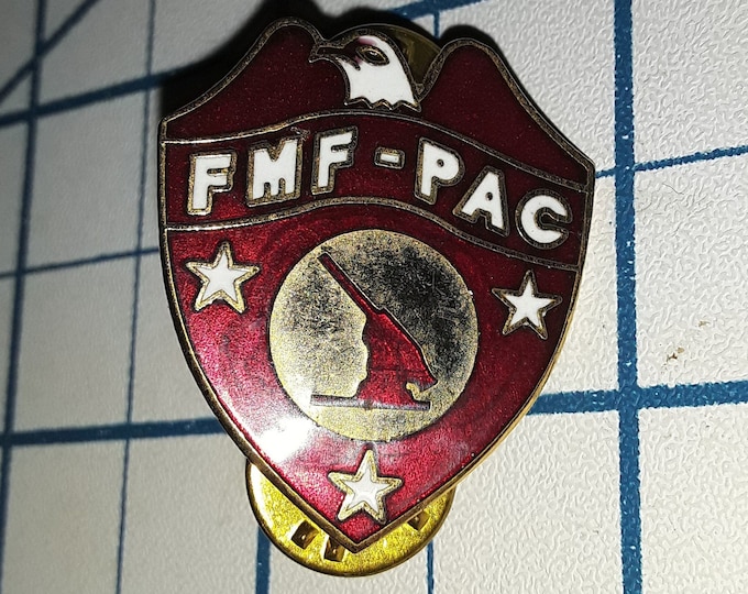 WW2 Usmc FMF-PAC Anti-aircraft Artillery Pacific Fleet Marine Force ...
