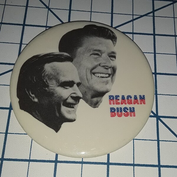 Ronald Reagan Button - Etsy