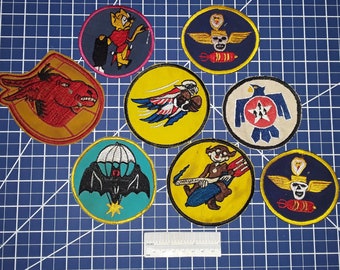 WW2 402nd BOMB SQUADRON Leather Patch Usaaf Us Army Air Force Shoulder ...