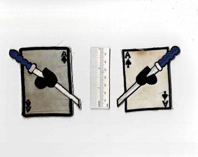 Vietnam War DEATH CARD 101st Airborne Ace of Spades Skull & Crossbones ...
