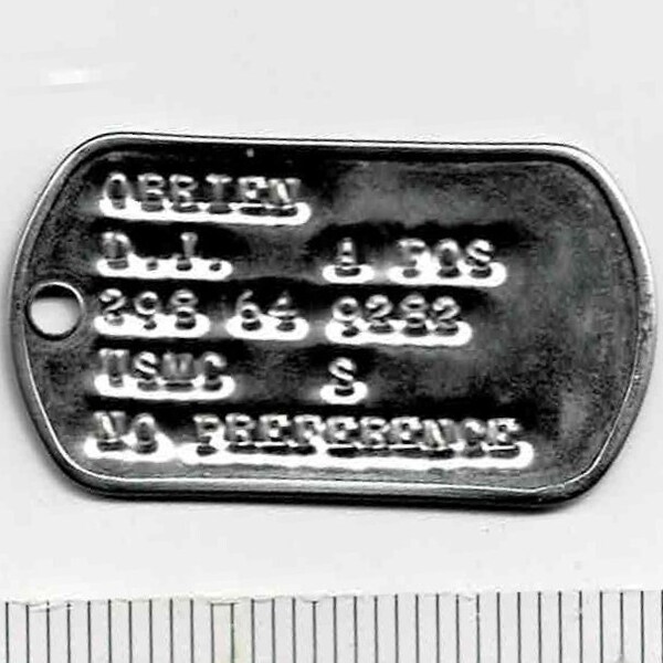 Marine Corps Name Tag - Etsy