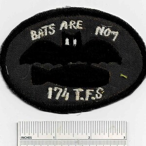 Vietnam War BATS Are No. 1 174th Tactical Fighter Squadron Tfs USAF Us ...
