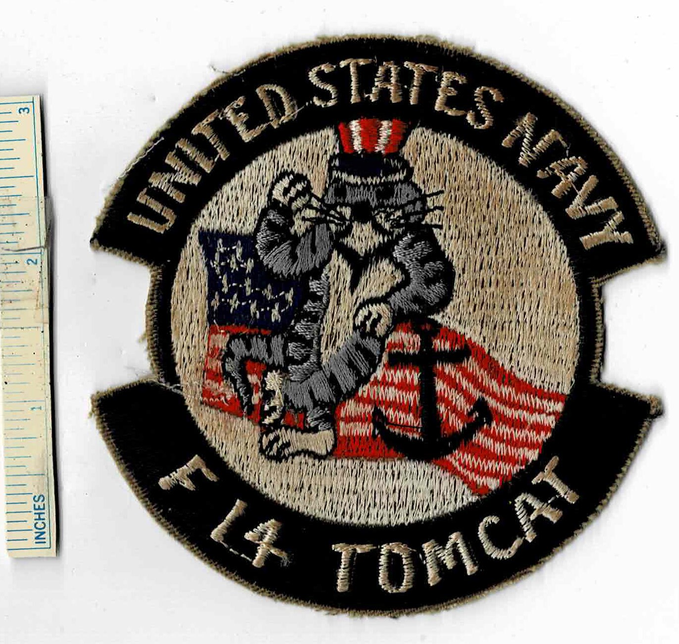 C1980s F-14 TOMCAT Fighter Jet Top Gun War Ops Shoulder Patch | Etsy