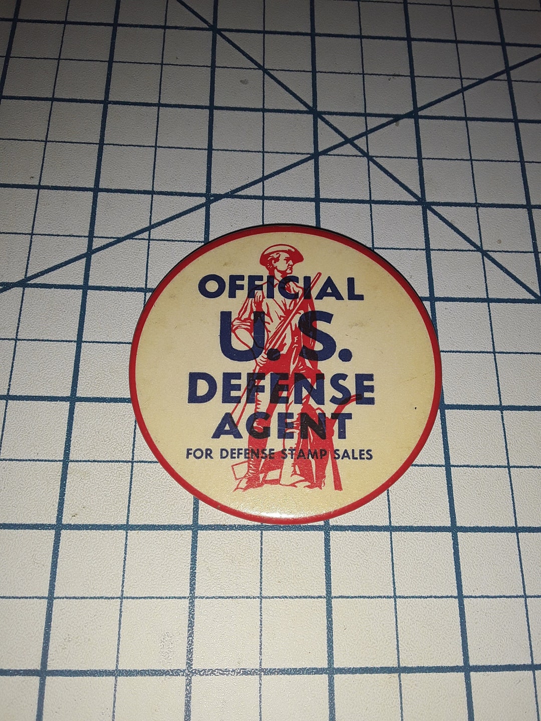 WW2 Official U.S. DEFENSE AGENT for Defense Stamp Sales - Homefront Pin ...