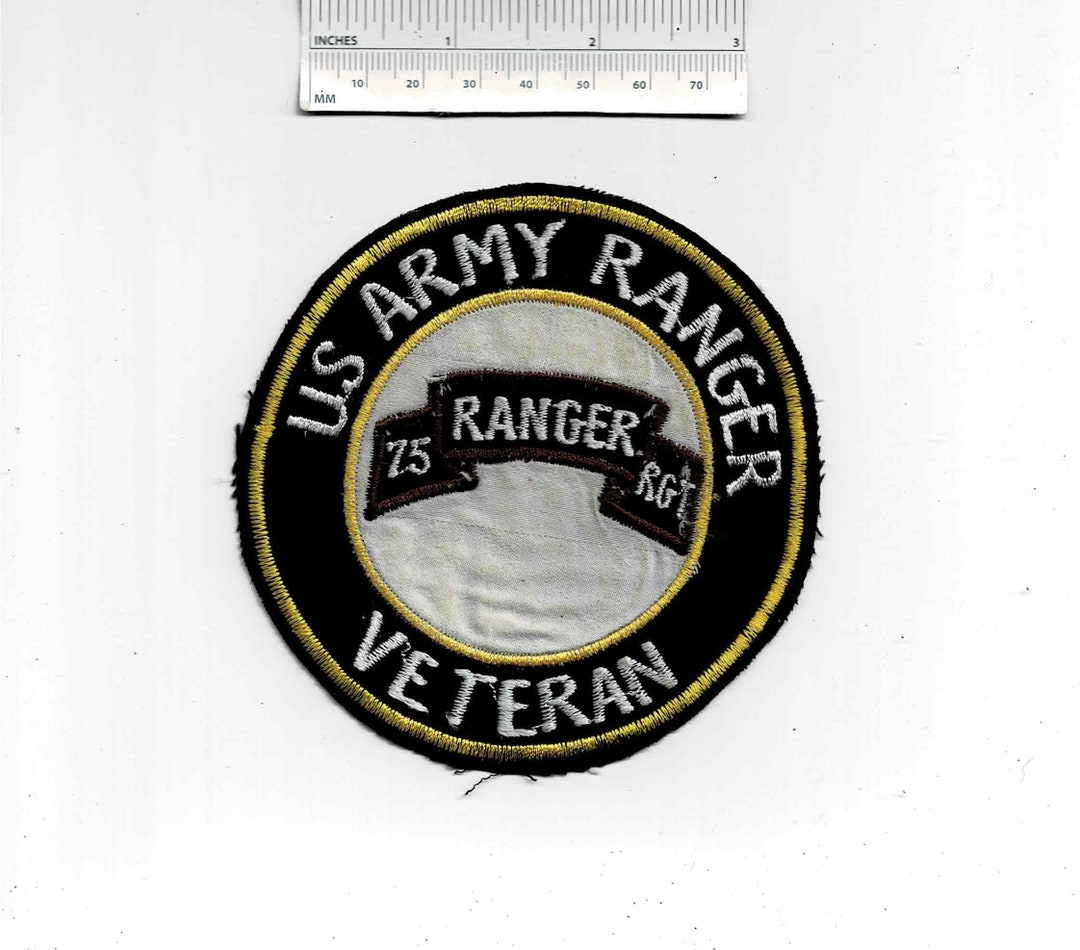 Vietnam War US ARMY RANGER Veteran 75th Rgt Regiment Shoulder Patch ...
