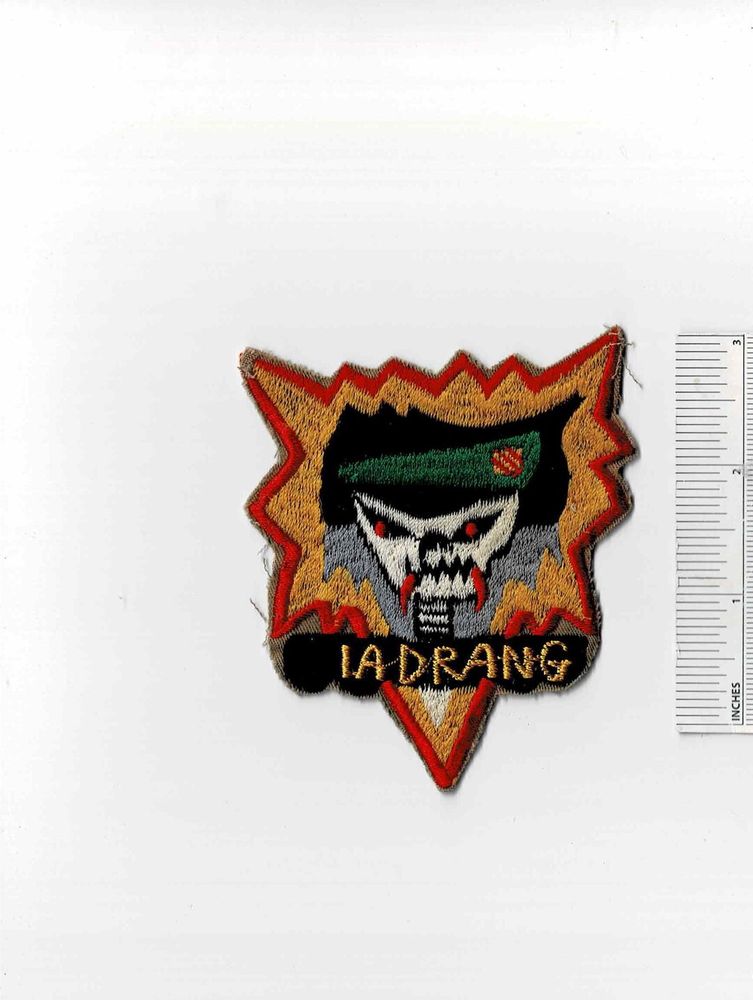 Vietnam War Battle of IA DRANG Valley 1965 Shellburst Us Army Ops Cloth ...