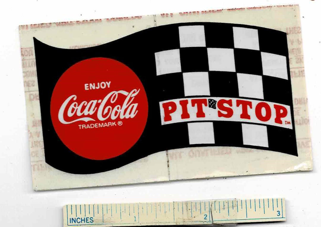 1950s Decal COCA COLA Litho Coke Vintage Transfer Advertising Ad Great ...