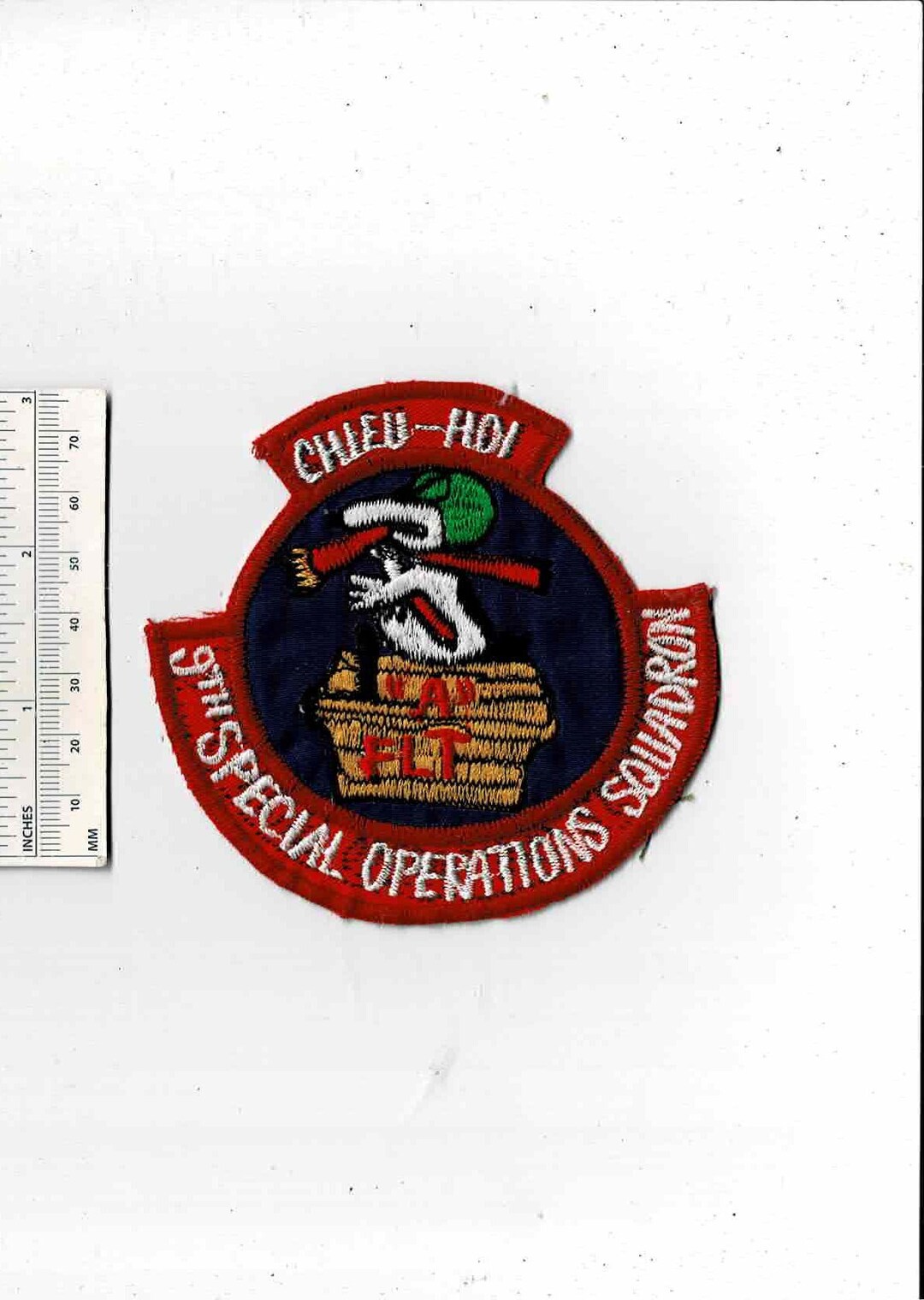 Vietnam War SNOOPY Vs Red Baron 9th Special Operations Squadron Ops Us Air Force Usaf Shoulder ...