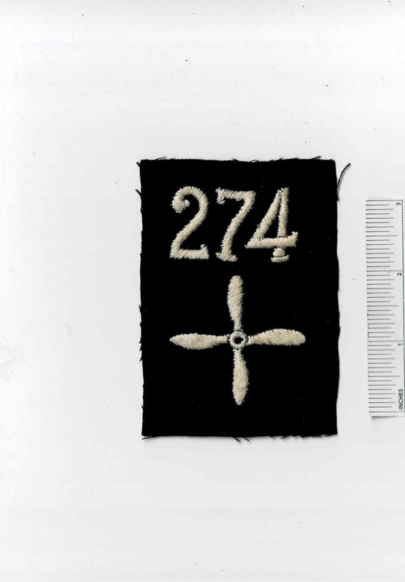 Orig WW1 AERO SQUADRON 274 Patch WWI Aviation Plane 274th Us - Etsy