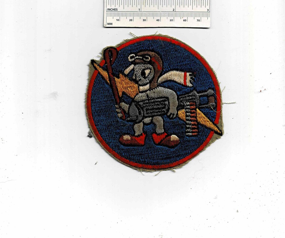 WW2 SQUIRRELS 487th Fighter Squadron Wwii US Army Usaaf Shoulder Patch ...