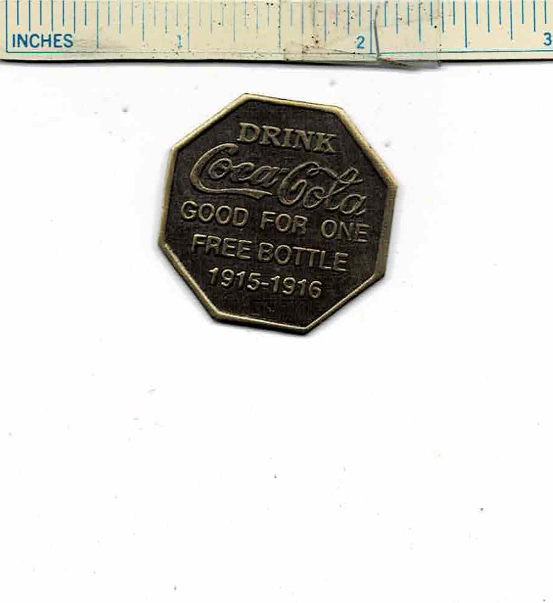 1915 - 1916 Worlds Fair COCA-COLA Free Bottle Brass Token Coke San ...