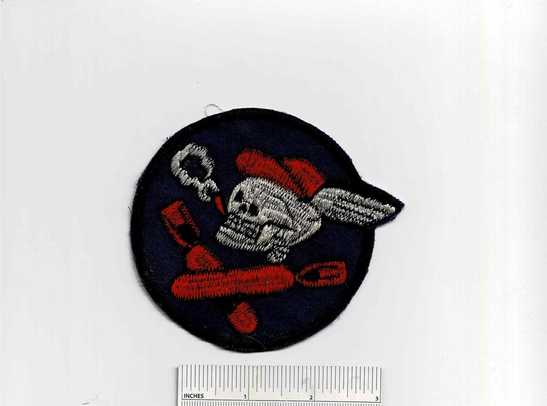 WW2 FLYING SKULLS 587th Bomb Squadron B-26 Usaaf Us Army Air Force Wwii ...