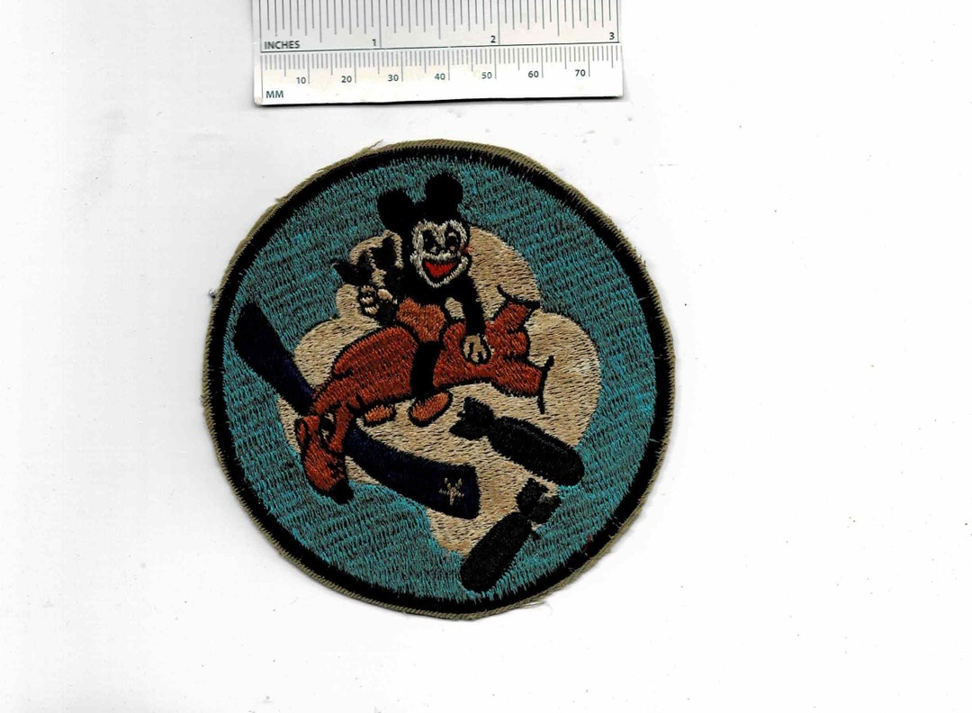 WW2 MICKEY MOUSE 349th Bomb Squadron Wwii US Army Usaaf Shoulder Patch ...
