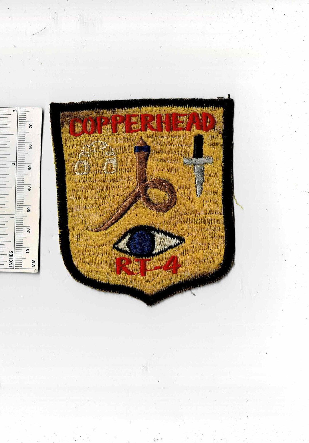 Vietnam War COPPERHEAD Special Forces Team 4 Ops Recon Team Us Army Shoulder Patch Cloth Quilt ...