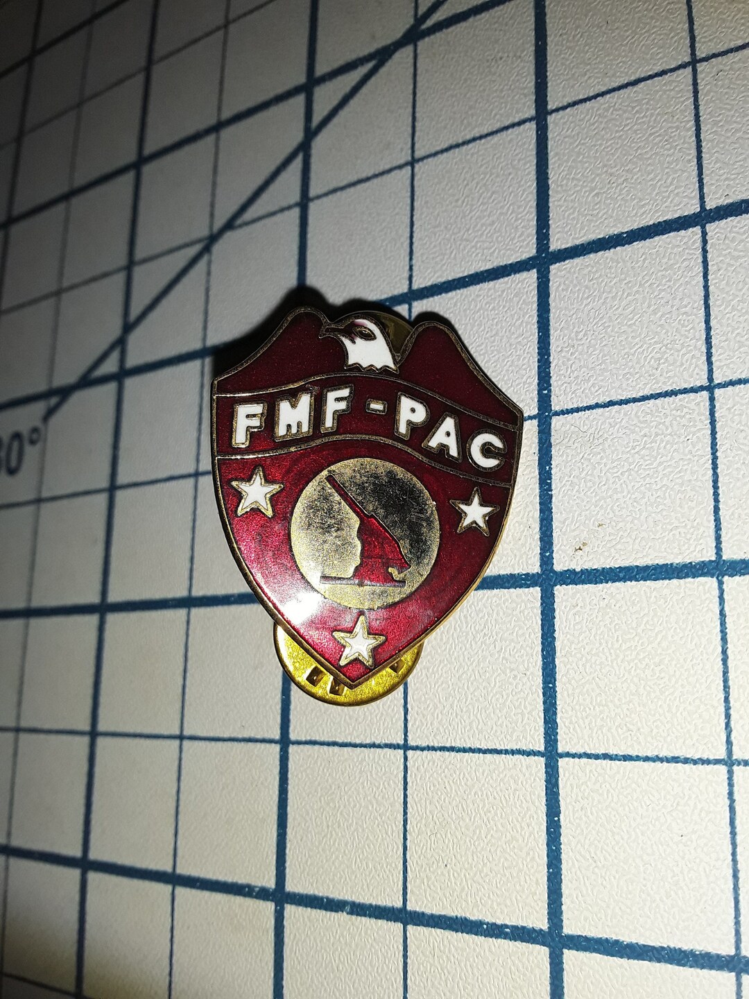 WW2 Usmc FMF-PAC Anti-aircraft Artillery Pacific Fleet Marine Force ...
