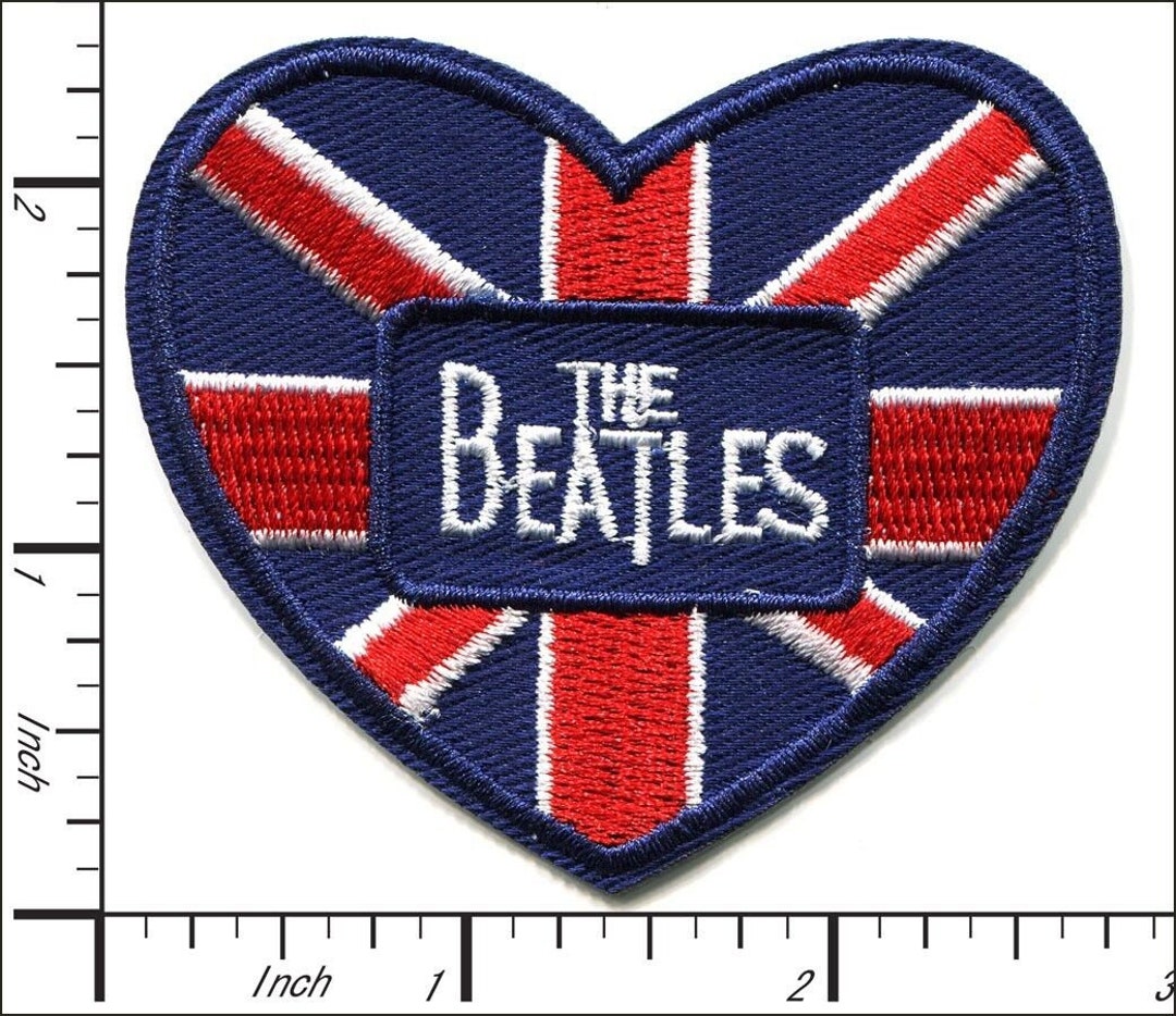C2000 THE BEATLES - Embroidered Iron-on Patch NICE! John Paul George ...