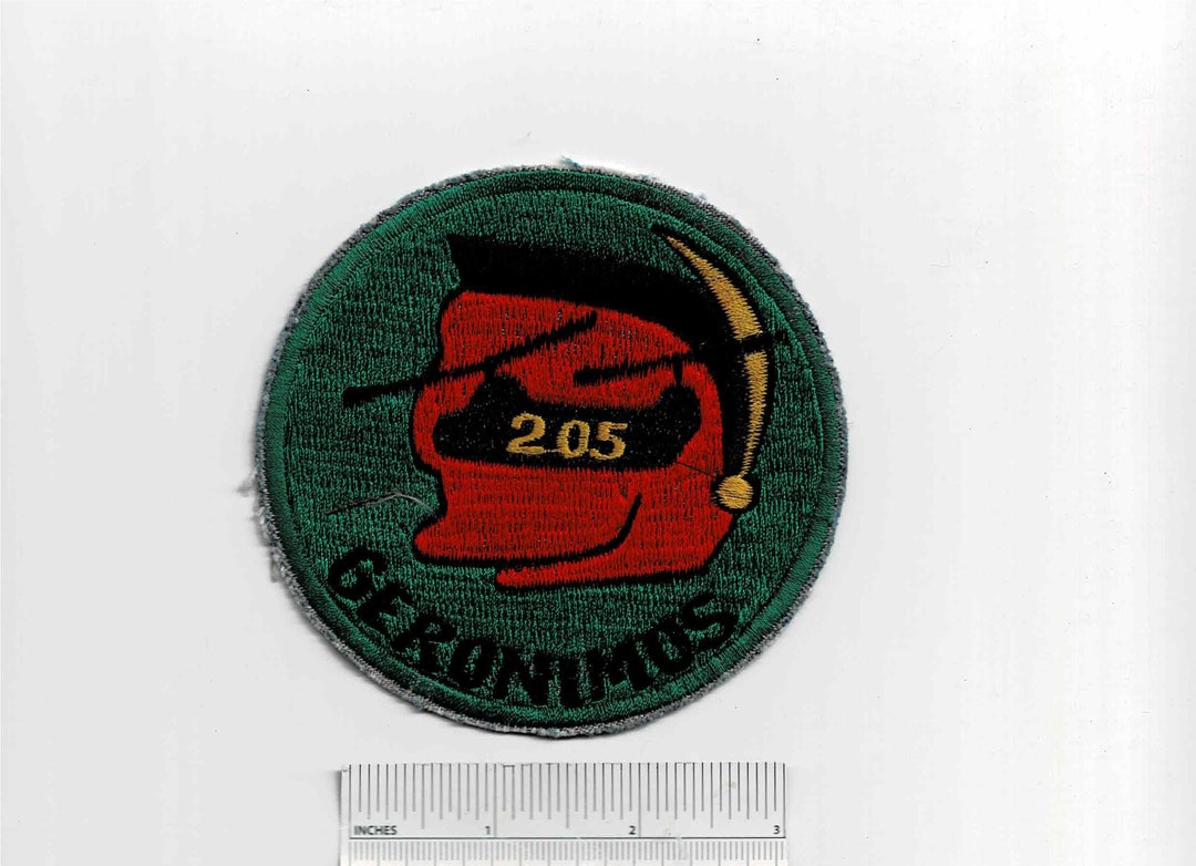 Vietnam War GERONIMOS 205th Aviation Co Helicopter Gunship Us Army ...