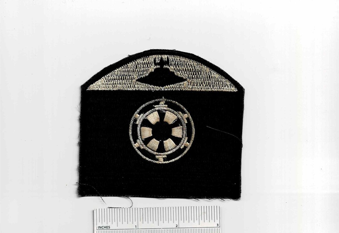 C1980 STAR WARS Imperial Star Destroyer Navy Insignia Galactic Empire Shoulder Patch Cloth Quilt ...