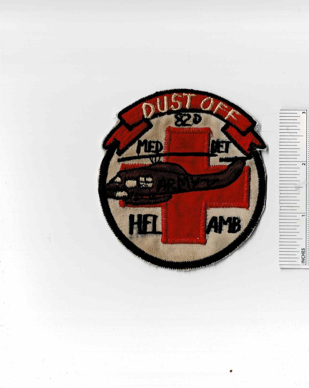 Vietnam War 82nd DUSTOFF Helicopter Ambulance Medical Detachment Evac Med 82 Us Army Shoulder ...